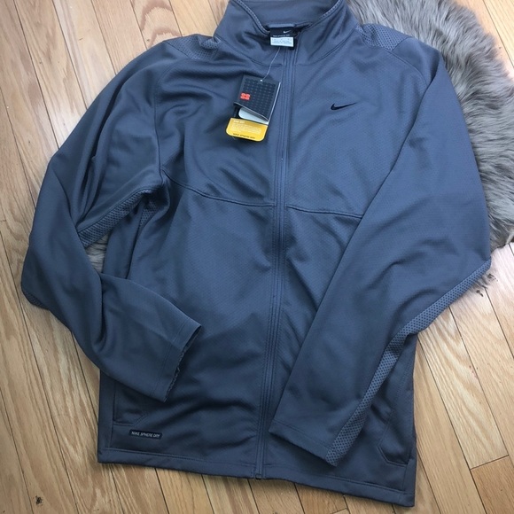 Nike | Jackets & Coats | Nike Sphere Dry Grey Mens Training Jacket Nwt ...